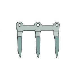 doigt triple H213405 pour barre de coupe John Deere | Agripartner